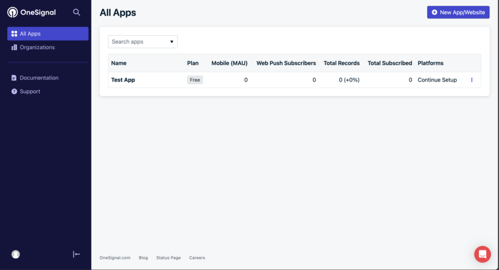Configure OneSignal Push Notification - Dokan