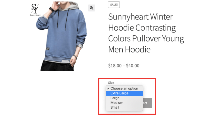 How to Add Sizes to WooCommerce Products - Dokan