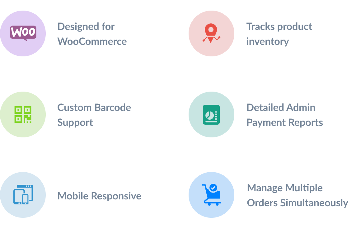 wePOS Features- Point of Sale Plugin for WooCommerce