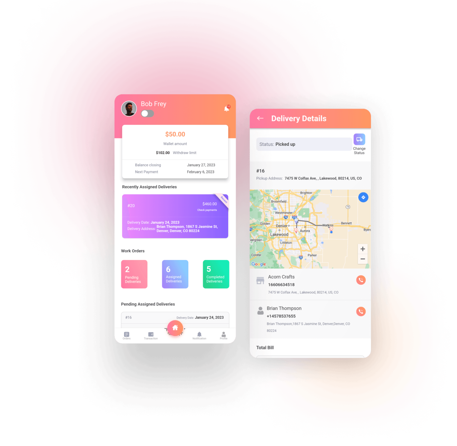Dokan Delivery Driver App - Ease Delivery Management with Android & iOS