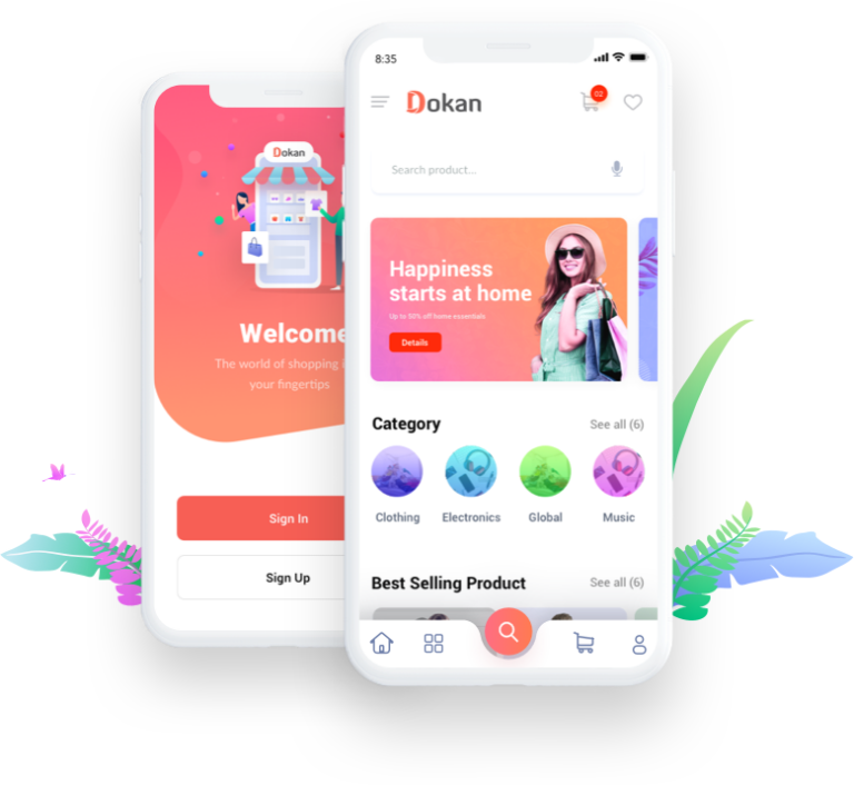 Dokan Mobile App for WordPress Multivendor Marketplace