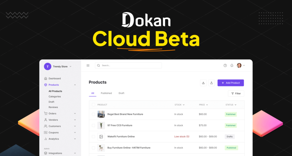 Dokan Free Live Demo| Pre-made Store Templates for You